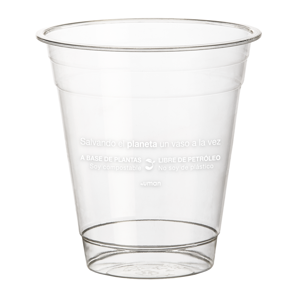 Vaso Cónico 12/14 oz Con Leyenda (50 uds) – Uman S.A.S